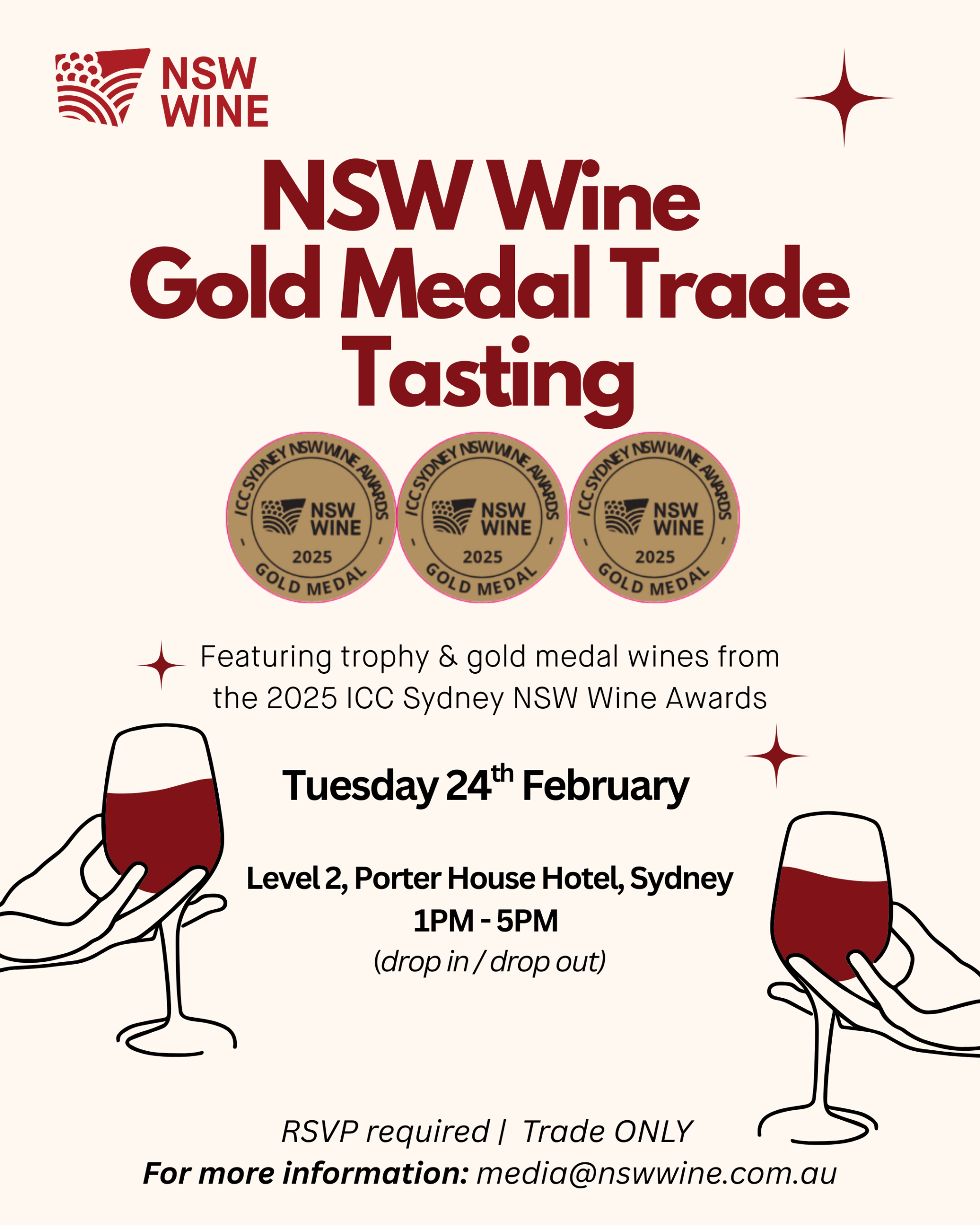 [NSW] NSW Wine Gold Medal Trade Tasting | Sommeliers Australia